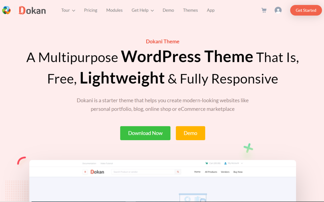 Mua Dokan | Multipurpose WordPress Theme Lightweight